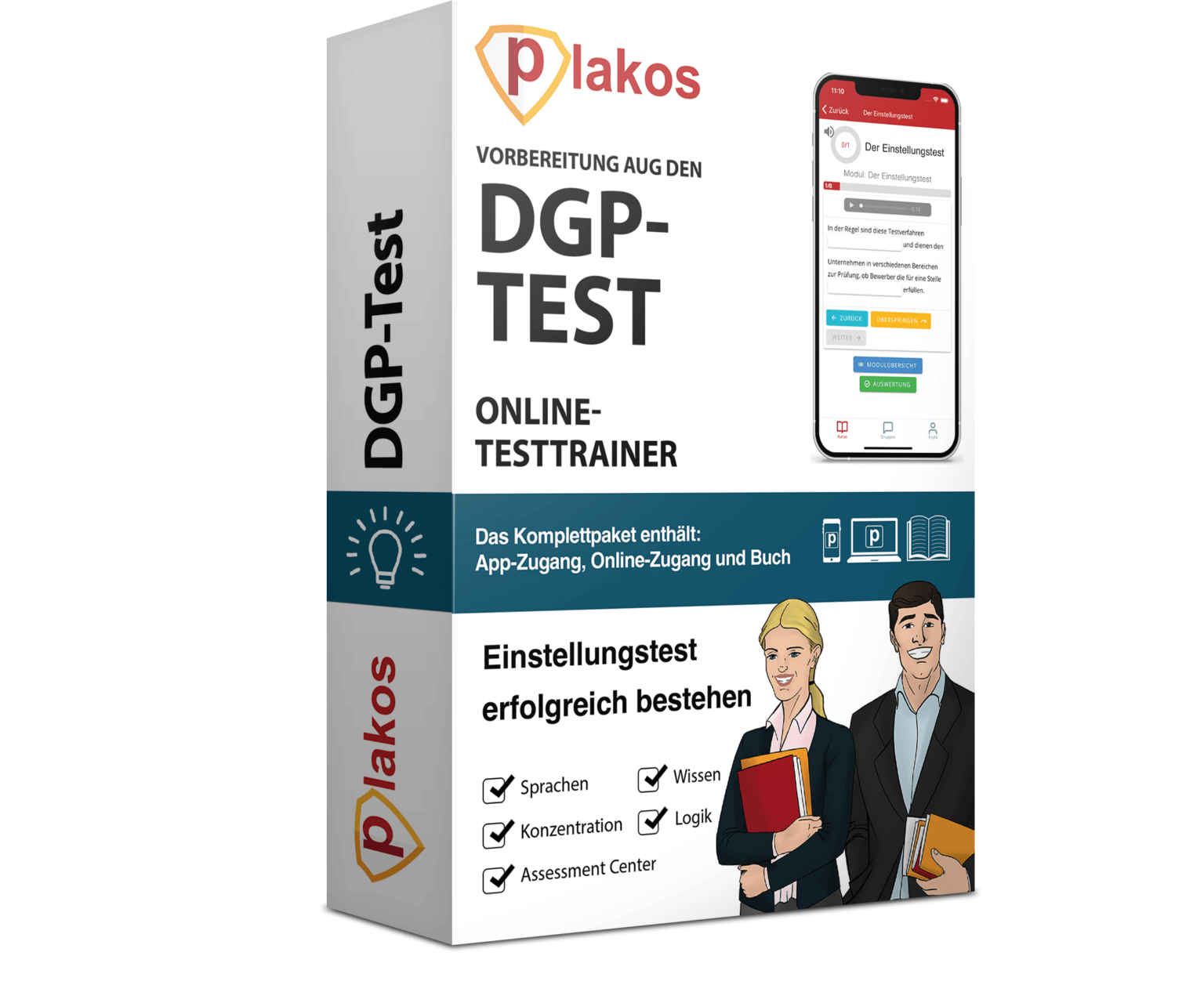 Online-Testtrainer Einstellungstest: 4.000 Aufgaben & Tests